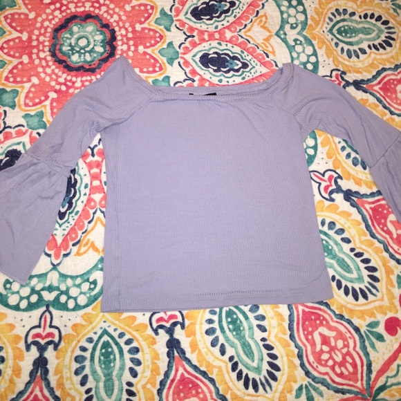 Forever 21 | Tops | Off The Shoulder Purple Top | Poshmark